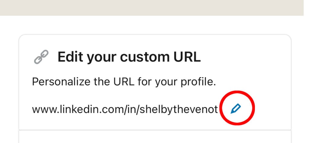 How to make a short, custom LinkedIn profile URL