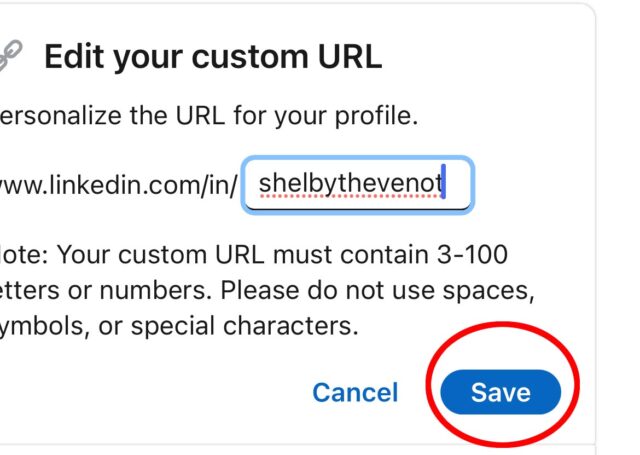 How to make a short, custom LinkedIn profile URL